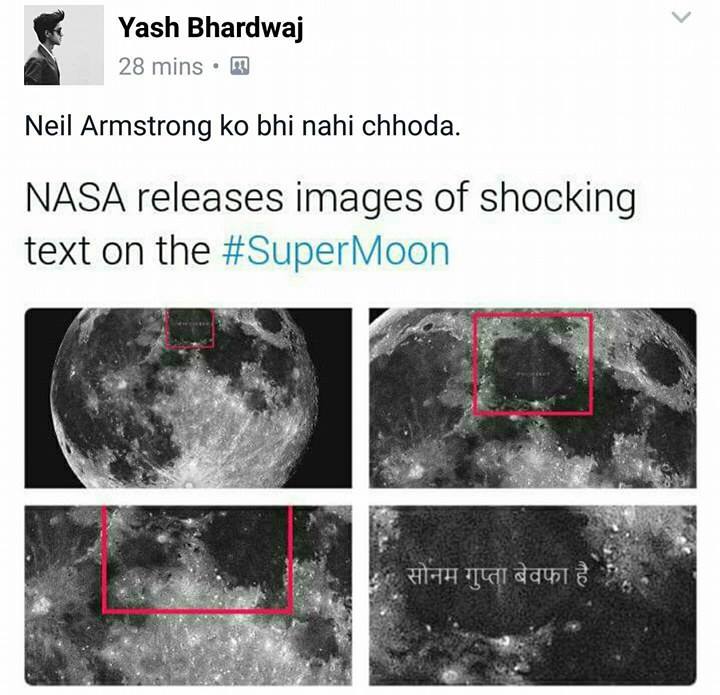 UNESCO Has Declared Sonam Gupta as 'International Bewafa' and 21 Other ...